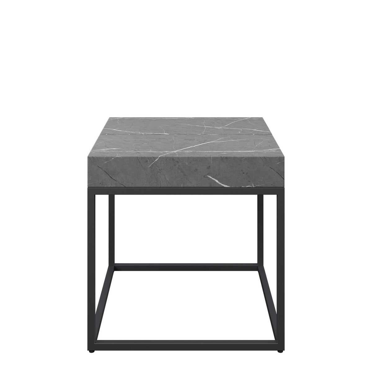 Delma Grey Marble Effect Side Table Torelli Furniture