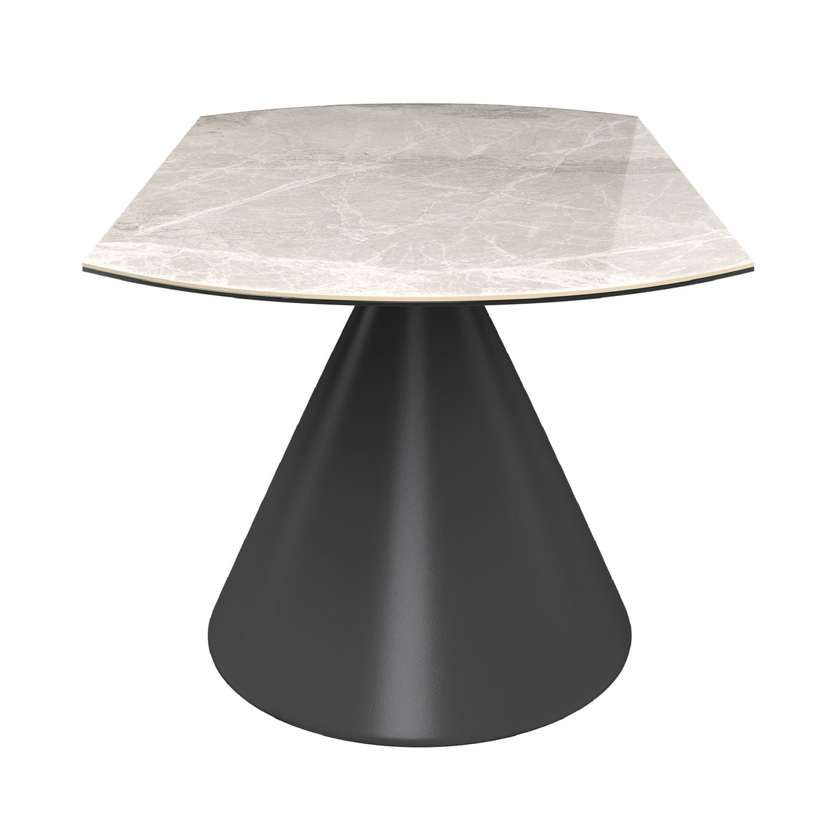 Alonso 135cm Round Ceramic Swivel Extending Dining Table – Torelli ...