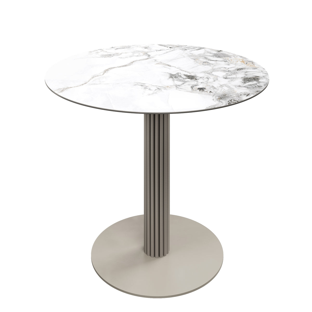 Castello 80cm Round Ceramic Bistro Table – Torelli Furniture