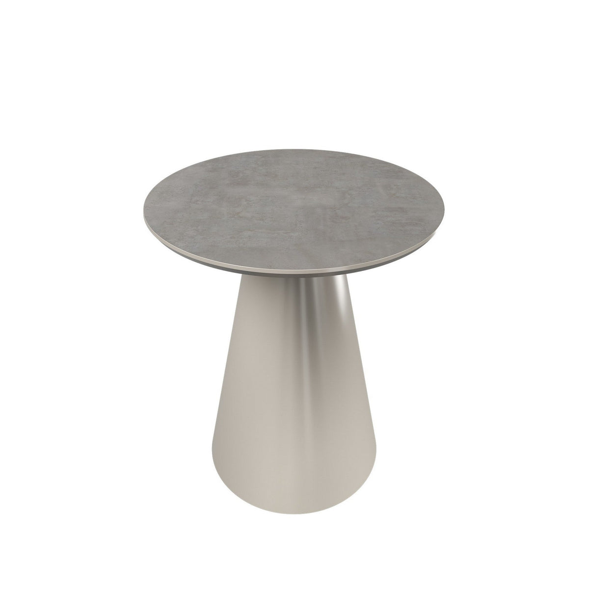 Simoni 160cm Oval Light Grey Melamine Dining Table – Torelli Furniture